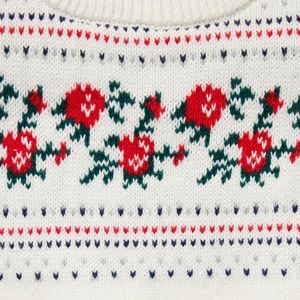 Janie and Jack | Matching Sets | Baby Fair Isle Rose Matching Set Color ...